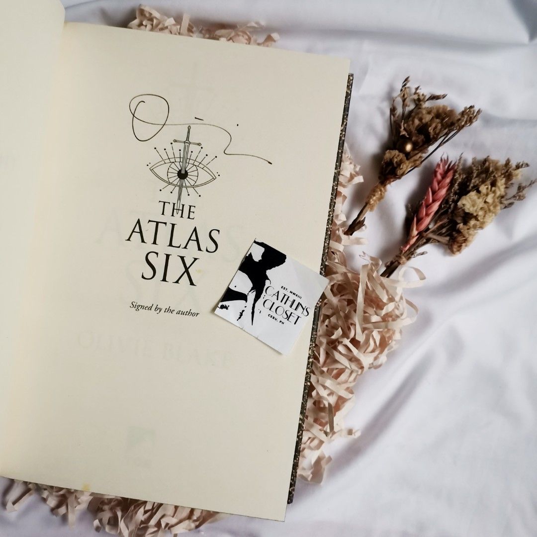 The Atlas Six - Waterstones Signed Exclusive Edition, Hobbies & Toys ...