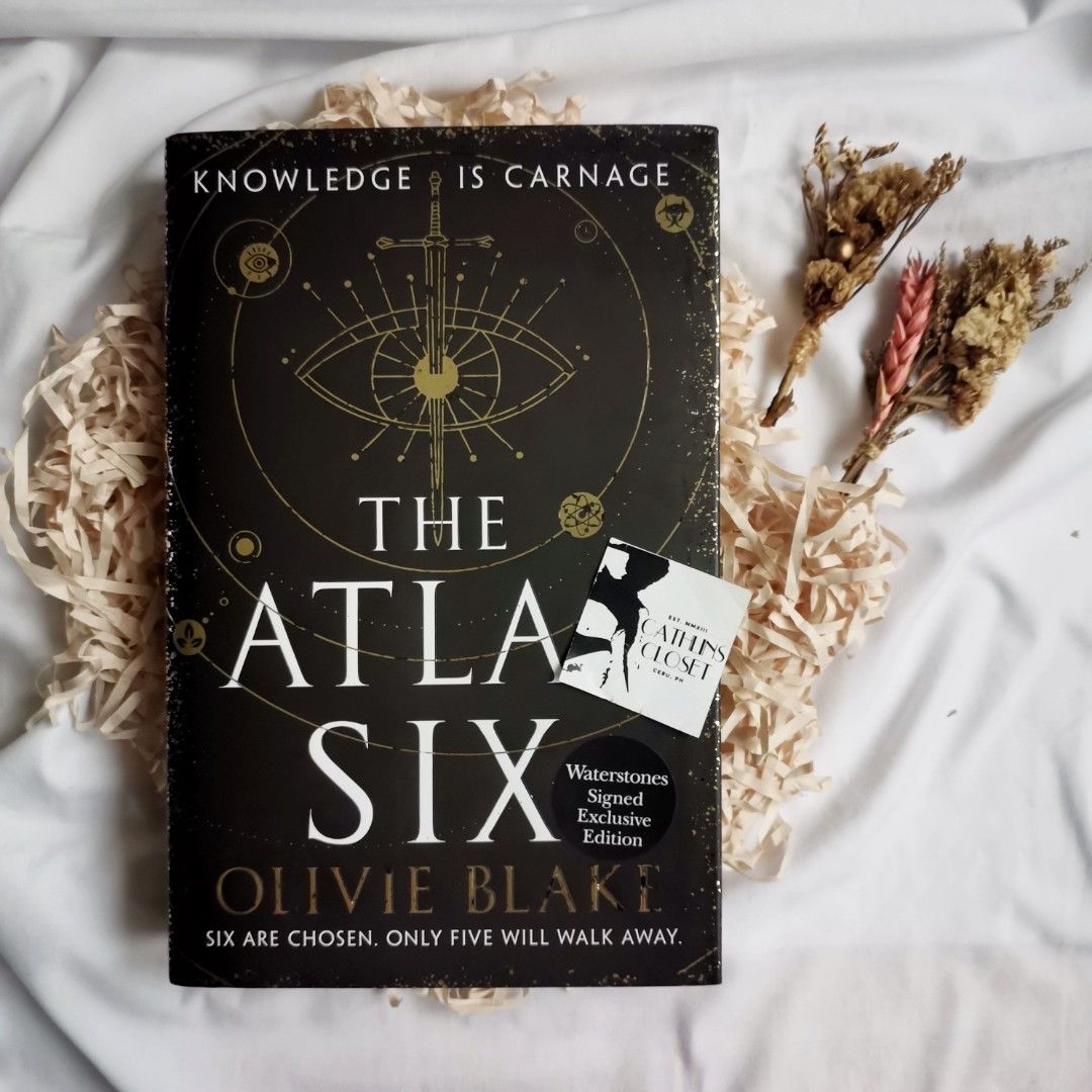 The Atlas Six - Waterstones Signed Exclusive Edition, Hobbies & Toys ...