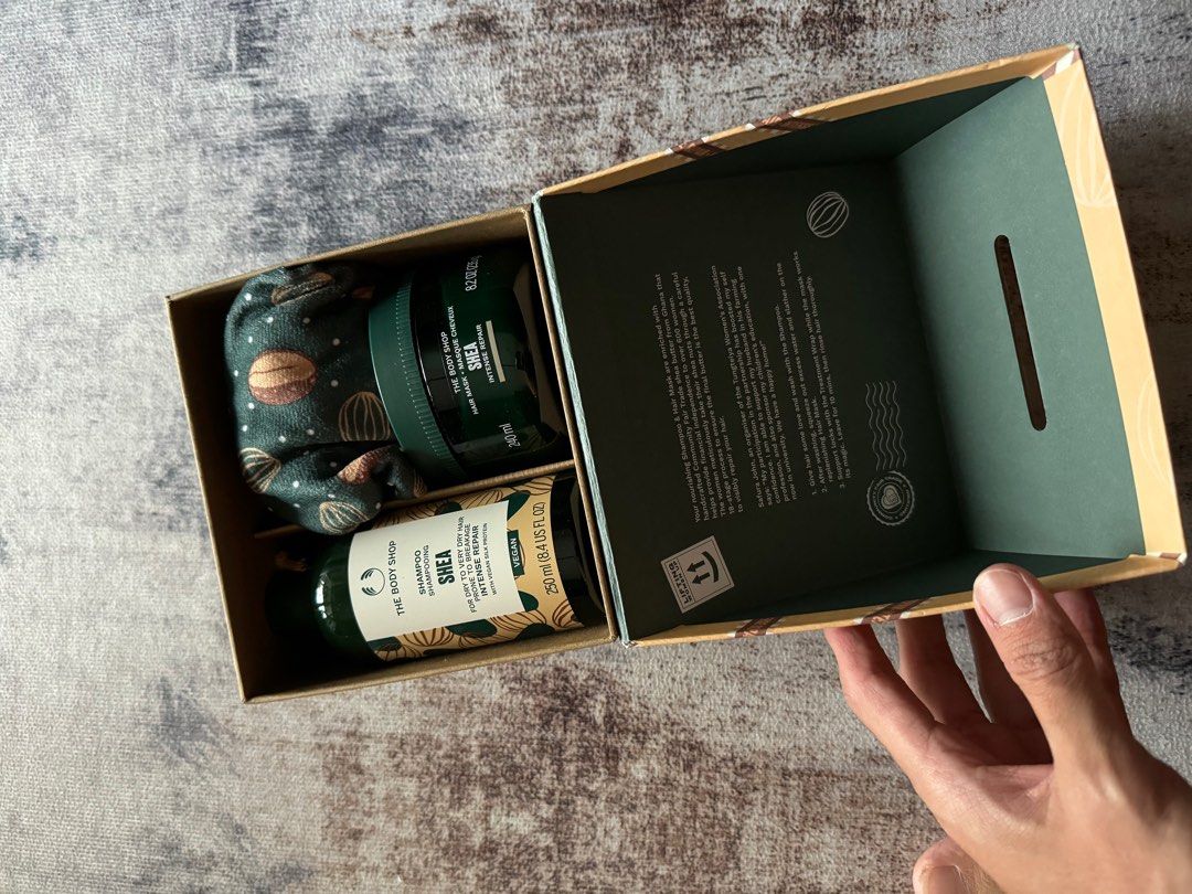 The Body Shop Gift Box, Beauty & Personal Care, Hair on Carousell