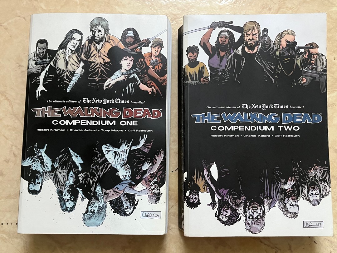 The Walking Dead Compendium One & Two, Hobbies & Toys, Books ...