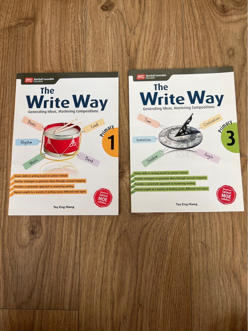 The Write Way Primary 1 and Primary 3, Hobbies & Toys, Books ...