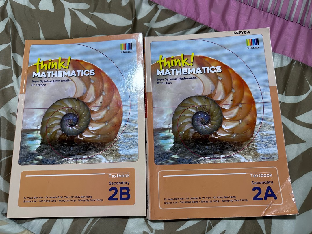 think! Mathematics 2A 2B Express, Hobbies & Toys, Books & Magazines ...