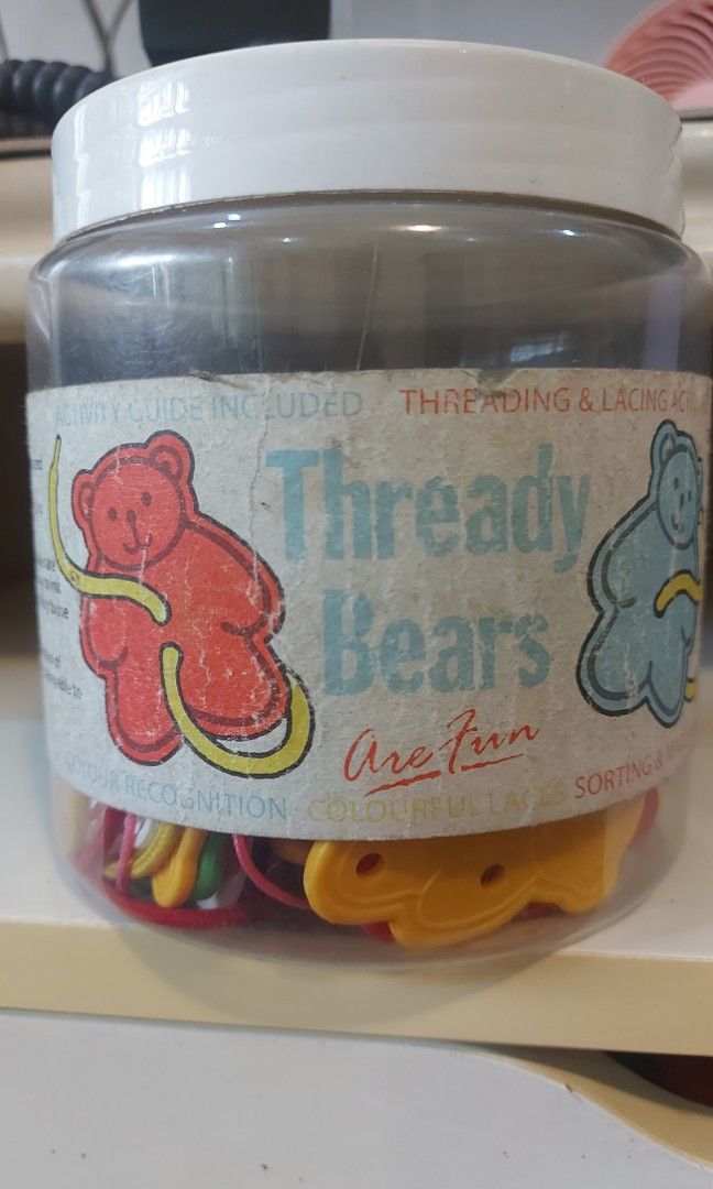 Thready bears lacing game sorting and matching toy #everyonewins ...