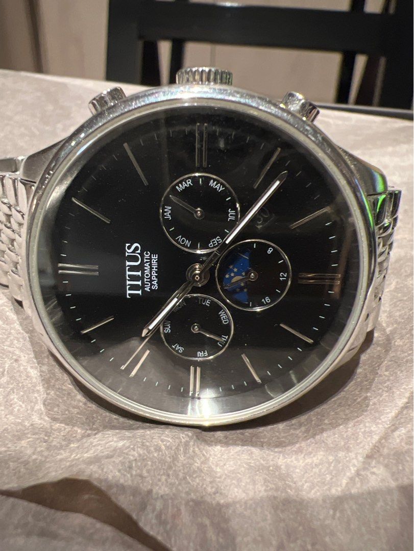 Titus 鐵達時 手錶 機械錶 男裝手錶, 男裝, 手錶及配件, 手錶 - Carousell