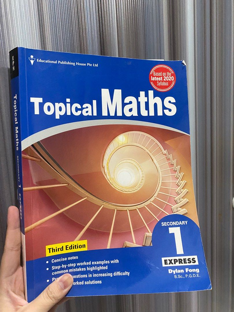 Topical maths sec 1 (express), Hobbies & Toys, Books & Magazines, Assessment Books on Carousell