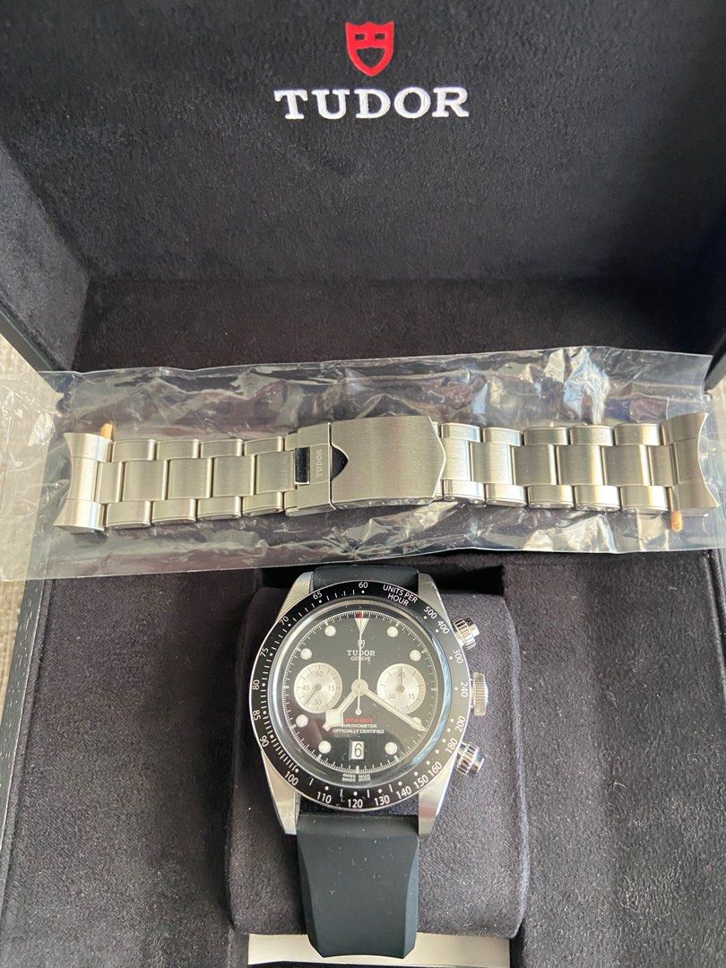 Tudor Black Bay Chrono (reverse panda), Luxury, Watches on Carousell