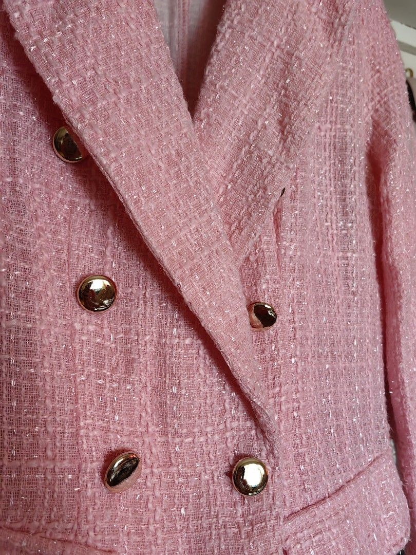 Tweed Blazer Womens Fashion Coats Jackets And Outerwear On Carousell