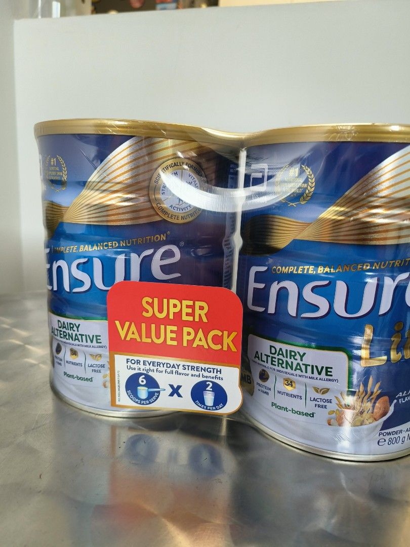 Authentic Ensure Twin Pack, Health & Nutrition, Health Supplements ...