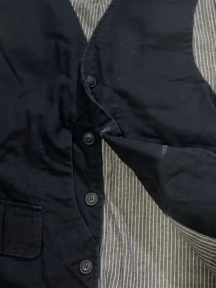 Uniform Bridge Navy Blue Vest, Men's Fashion, Tops & Sets, Vests on ...