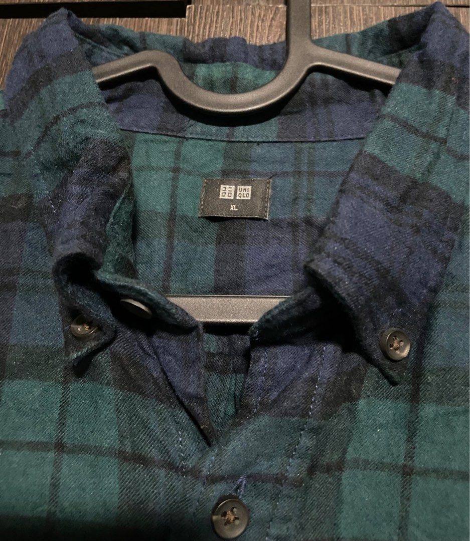 Uniqlo Flannel Shirt, Men's Fashion, Tops & Sets, Formal Shirts on ...