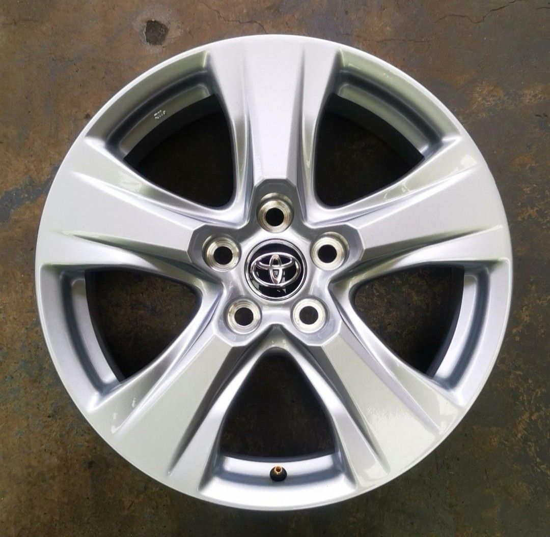 Used 17" Original Toyota Rims, Car Accessories, Tyres & Rims on Carousell