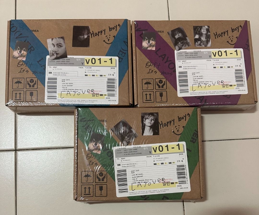 V (BTS) 'Layover' (Set), Hobbies & Toys, Music & Media, CDs & DVDs on ...