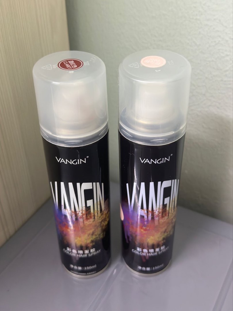 Vangin colour hair spray, Beauty & Personal Care, Hair on Carousell