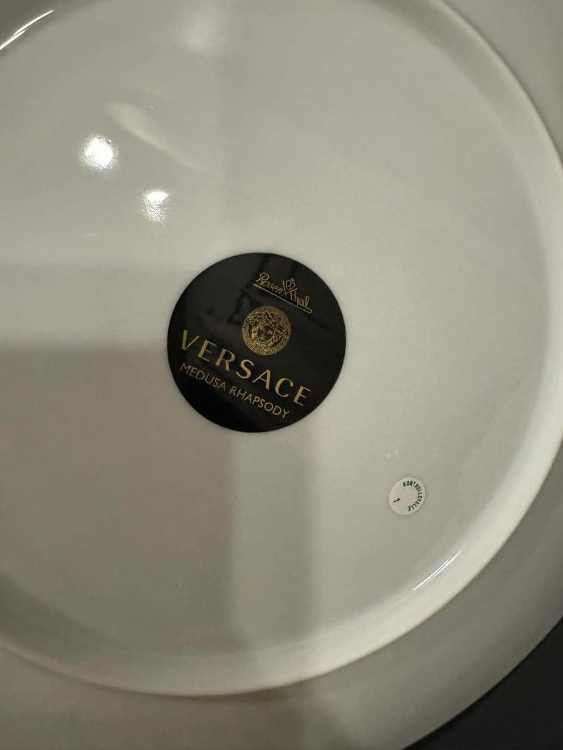 Versace medusa plate, Furniture & Home Living, Kitchenware & Tableware ...