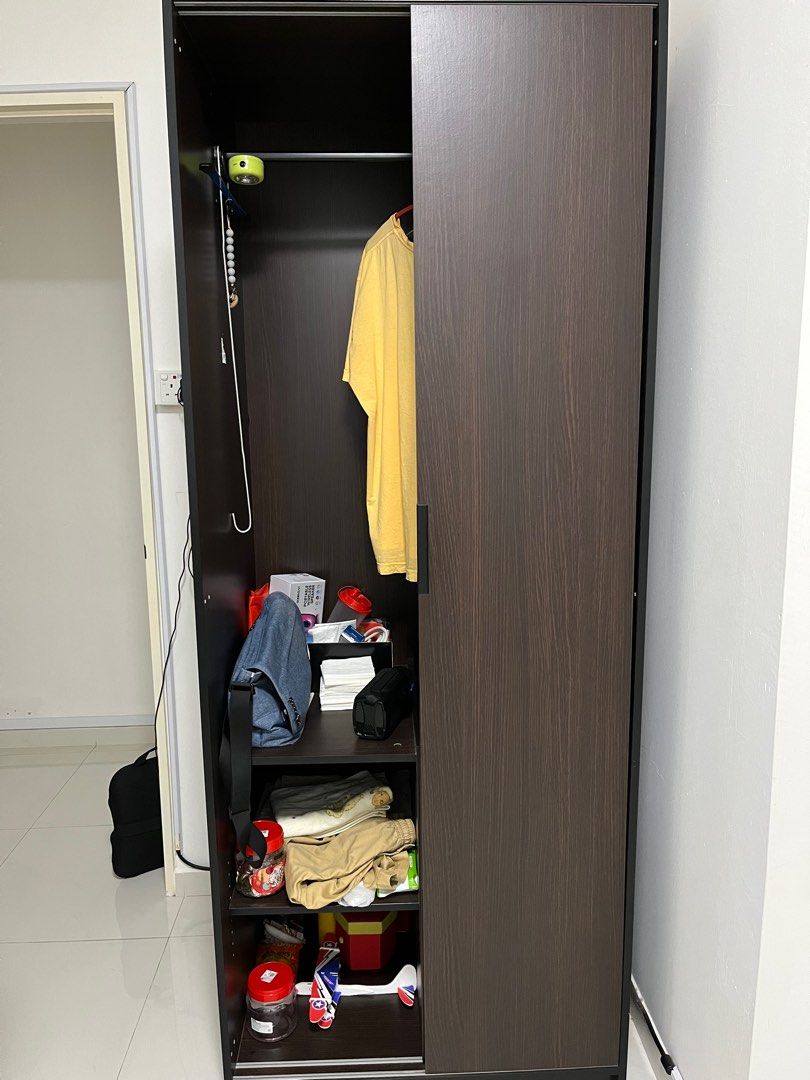 Very good condition Wardrobe for single, Furniture & Home Living ...