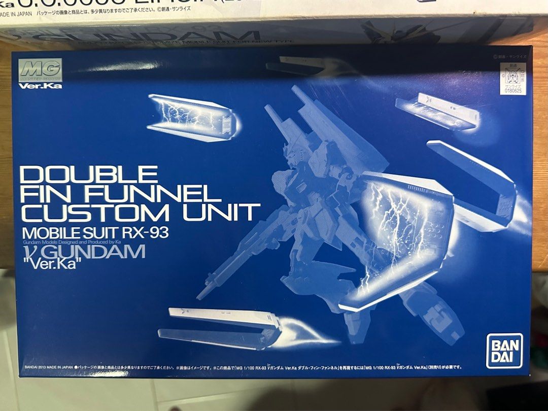 Nu Gundam Ver Ka + Double Fin Funnel Custom Unit Package, Hobbies ...