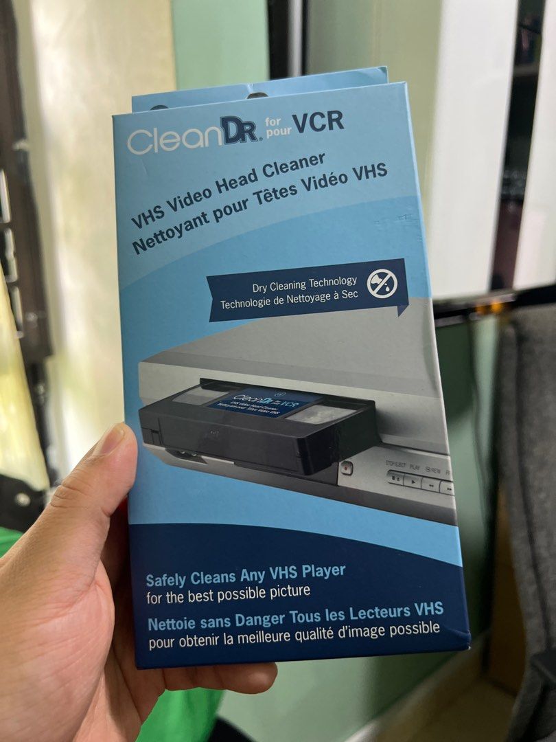 VHS Video Head Cleaner- CleanDR, TV & Home Appliances, TV ...