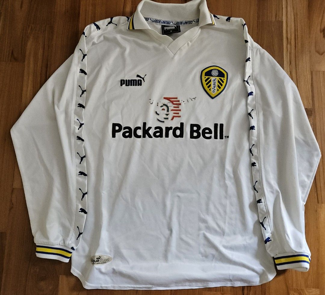 Vintage Leeds United 1999 long sleeve jersey, Sports Equipment, Sports ...