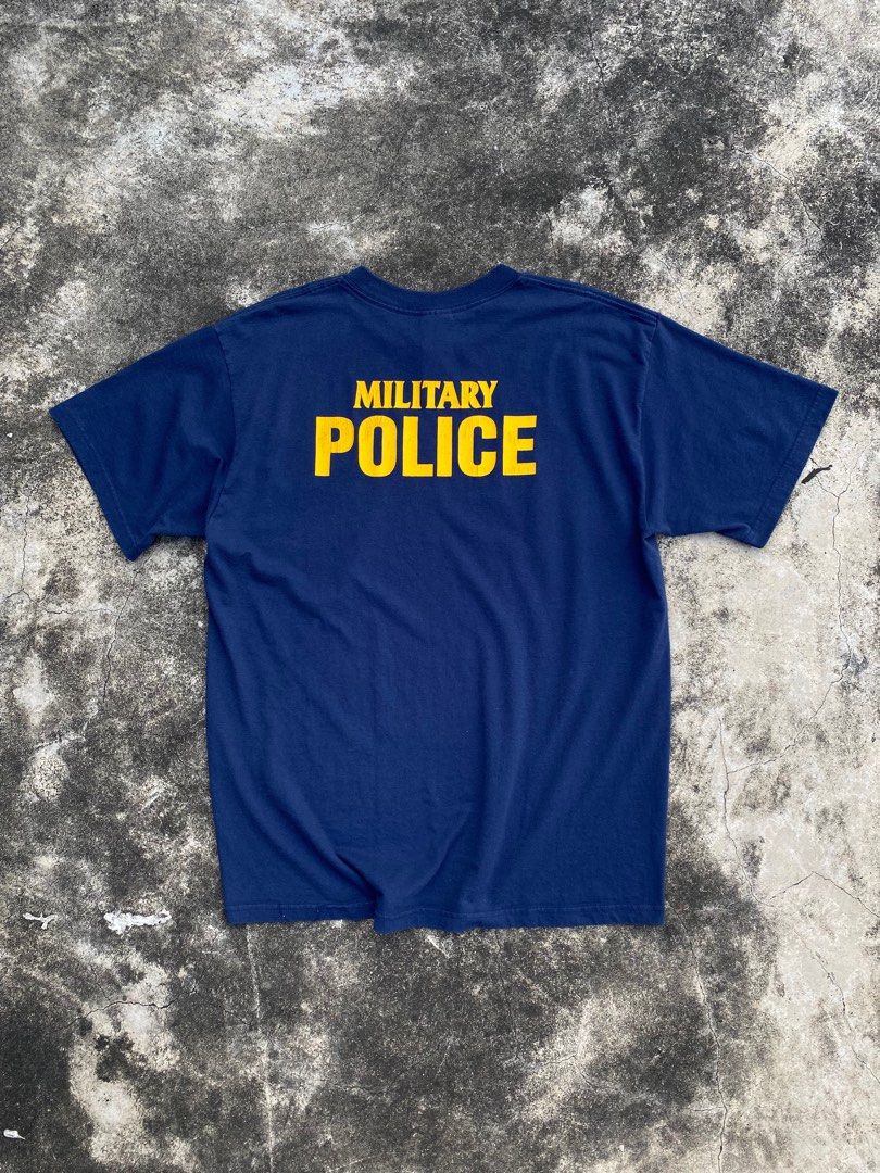 Vintage Military Police Tee by Fruit of the Loom, Men's Fashion, Tops ...