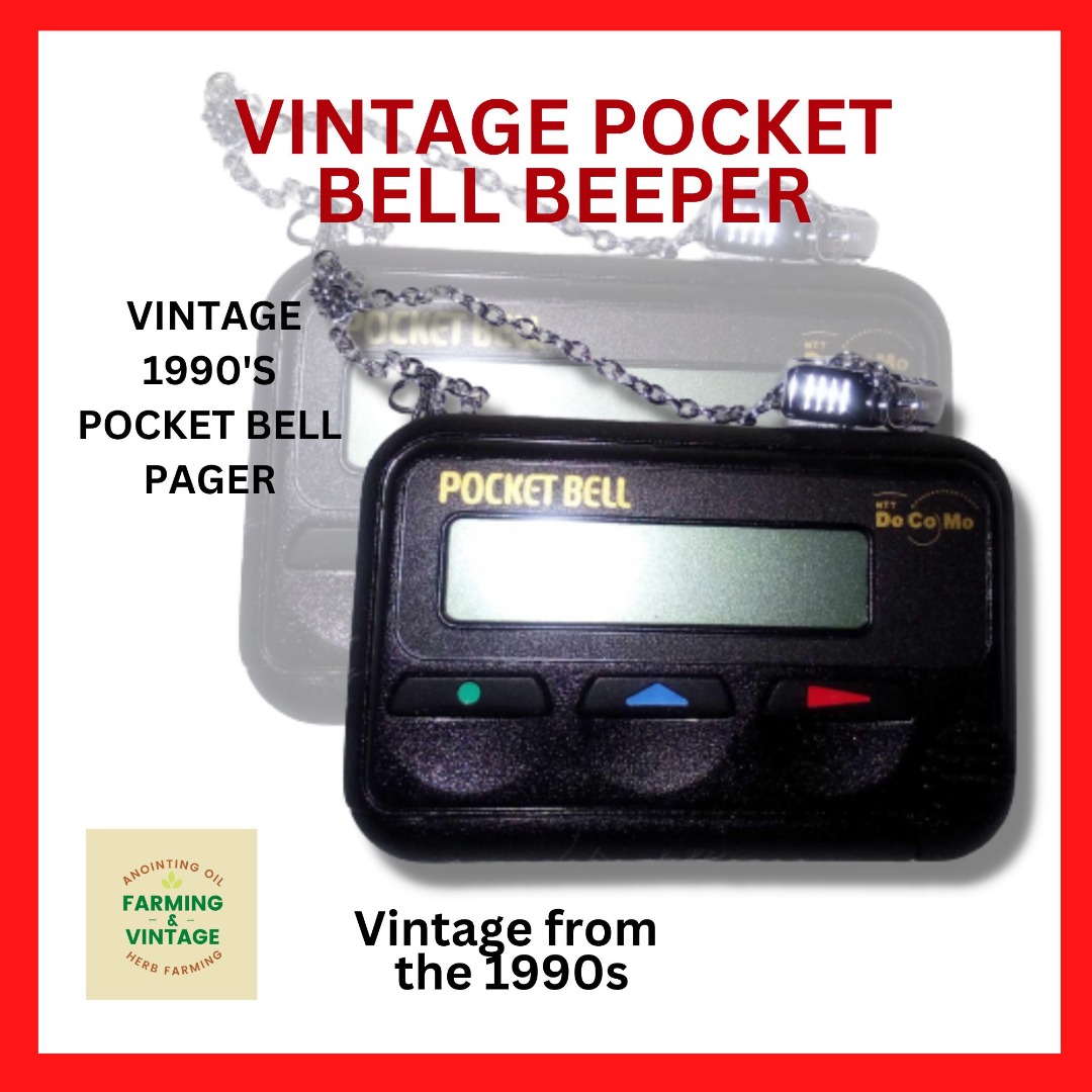 VINTAGE PRELOVED BEEPER- POCKETBELL BEEPER OLD STYLE, Hobbies & Toys ...