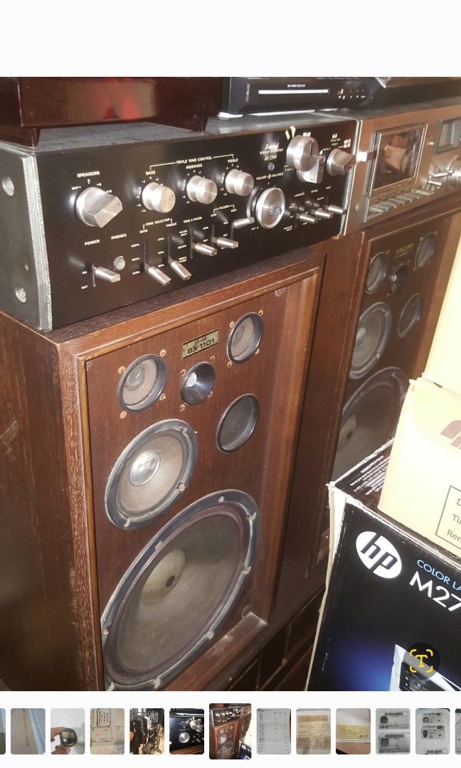 Vintage Sansui AU-7700 Amplifier & Coral Speakers., Audio, Soundbars, Speakers & Amplifiers on ...