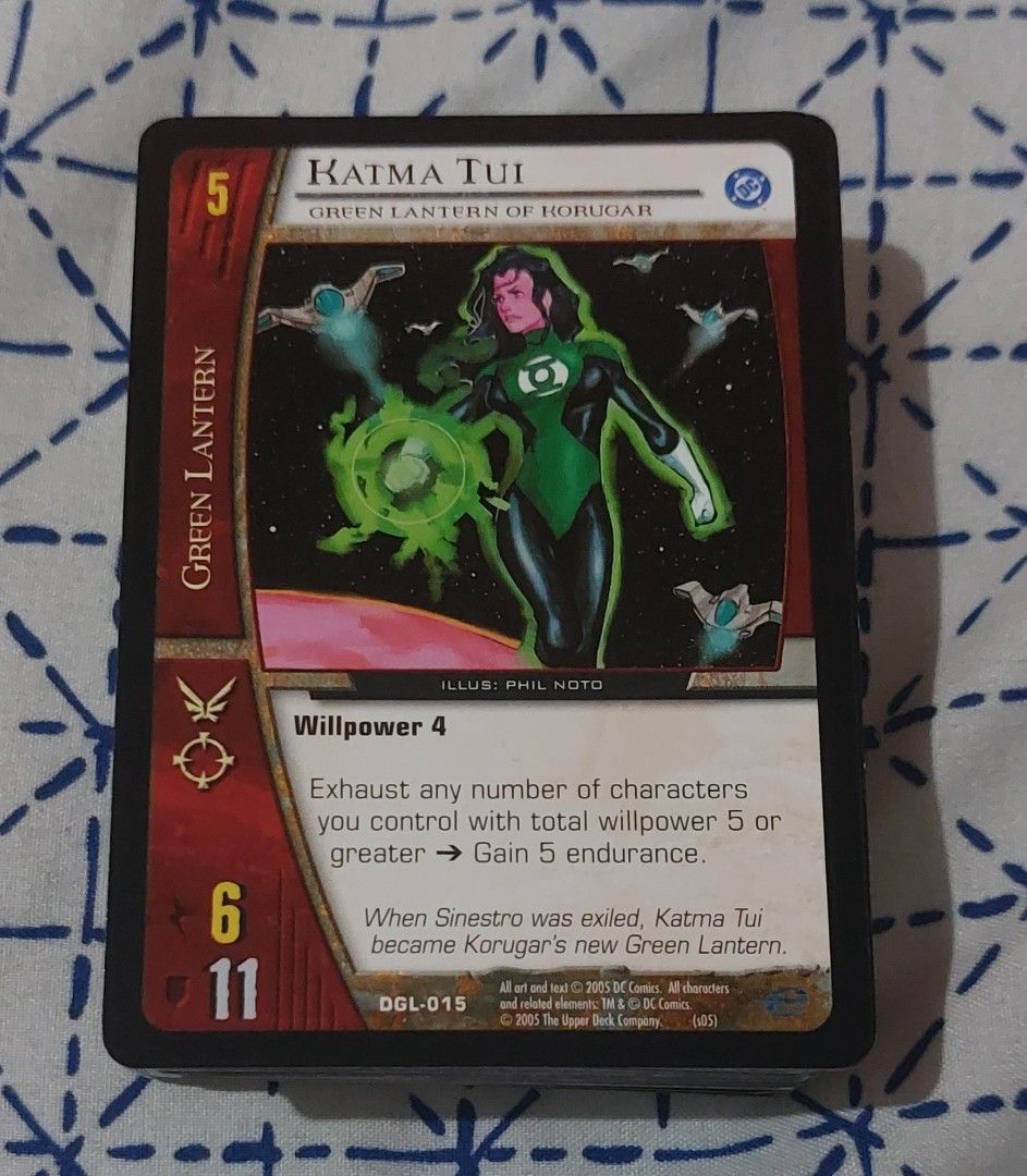 VS System Green Lantern Set DGL Cards, Hobbies & Toys, Toys & Games on ...