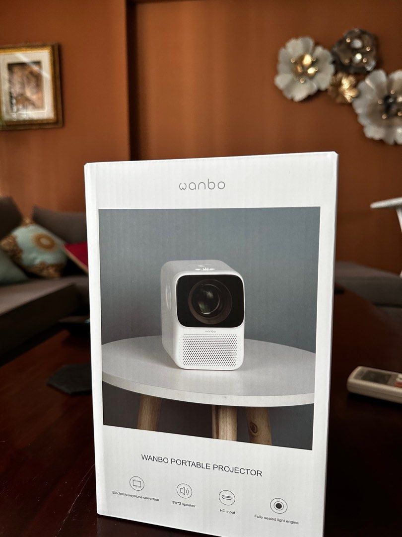 COMBO: Wanbo T2 Max Projector + Stand + Screen, TV & Home Appliances ...