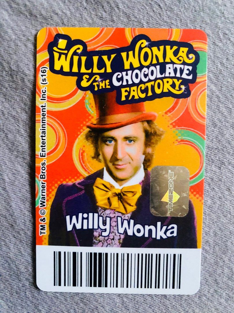 Willy Wonka Timezone cards, Hobbies & Toys, Books & Magazines, Fiction ...