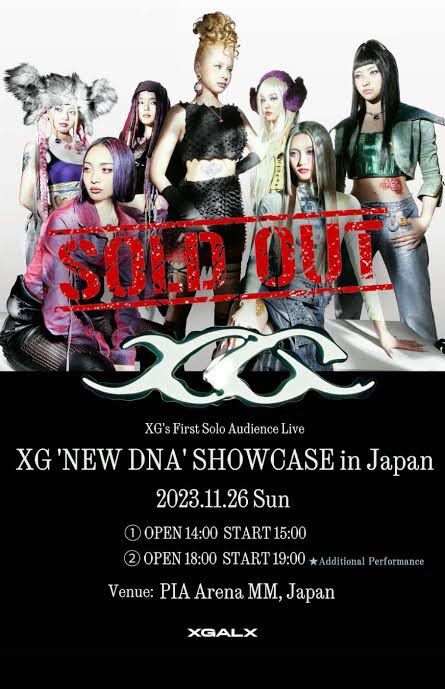 XG New DNA Showcase in Japan livestream ticket, Hobbies & Toys, Memorabilia & Collectibles, K ...