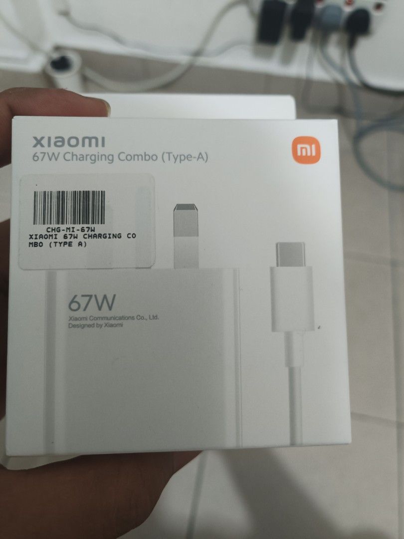 Xiaomi 67W charger + cable, Mobile Phones & Gadgets, Mobile & Gadget ...