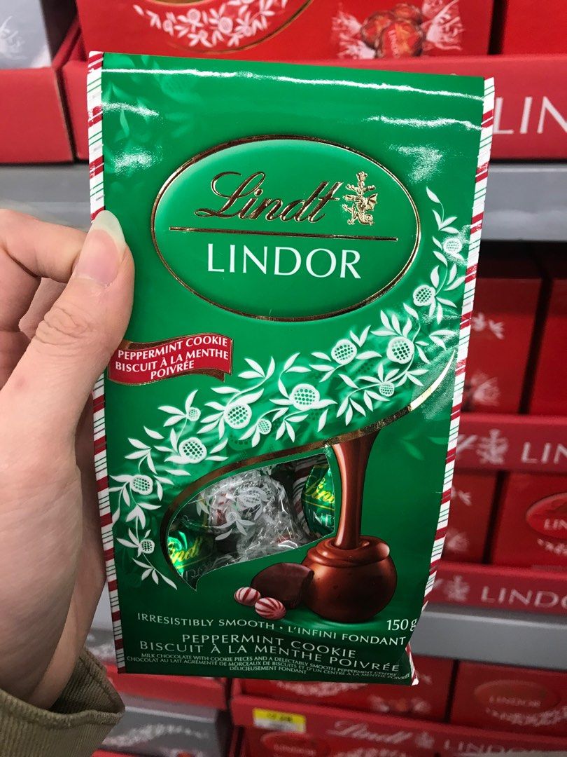 10日到港 加拿大代購 150g peppermint cookie Lindor lindor薄荷朱古力 代購Lindor 薄荷朱古力 ...