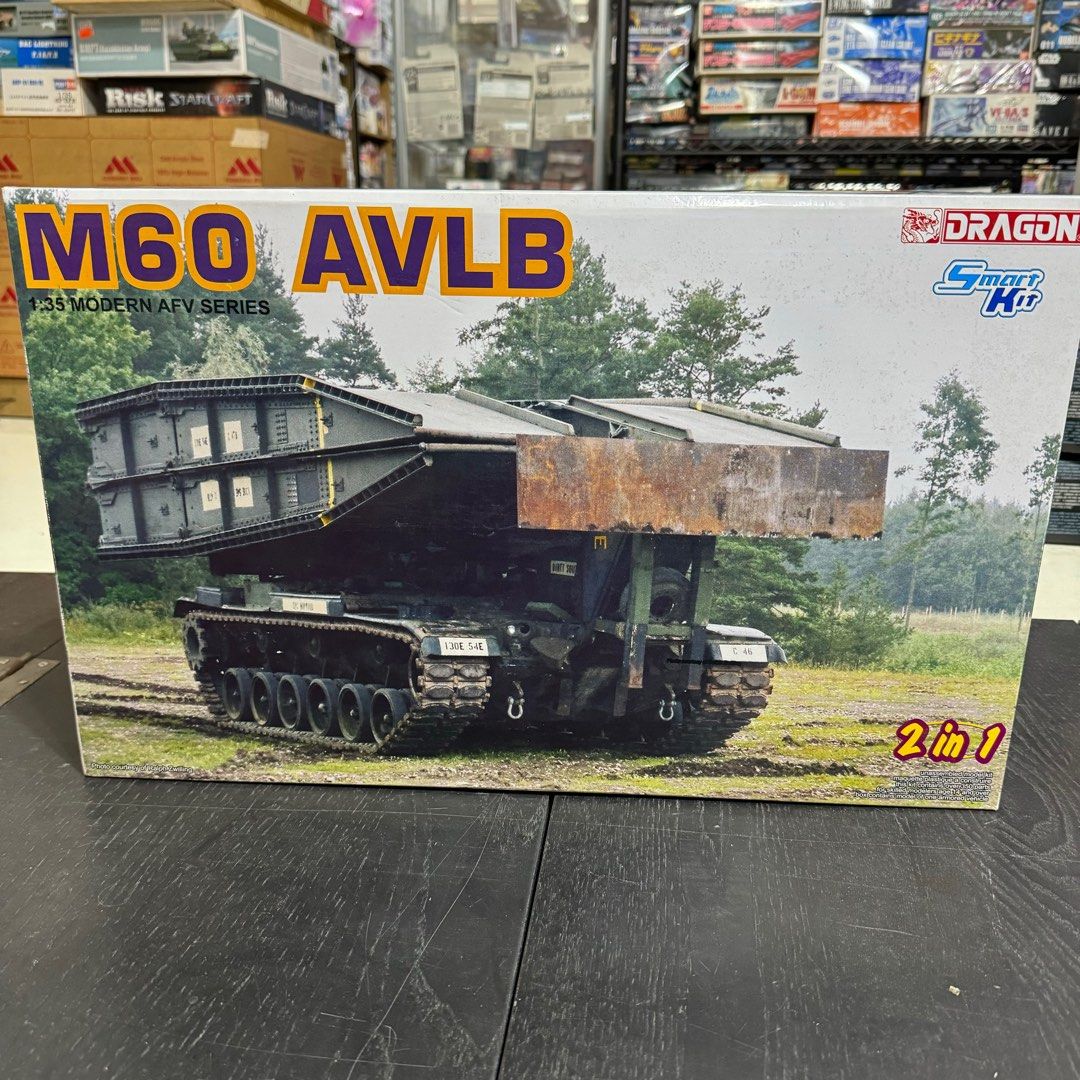 1/35 Dragon M60 AVLB Bridge Layer Model Kit, Hobbies & Toys, Toys ...