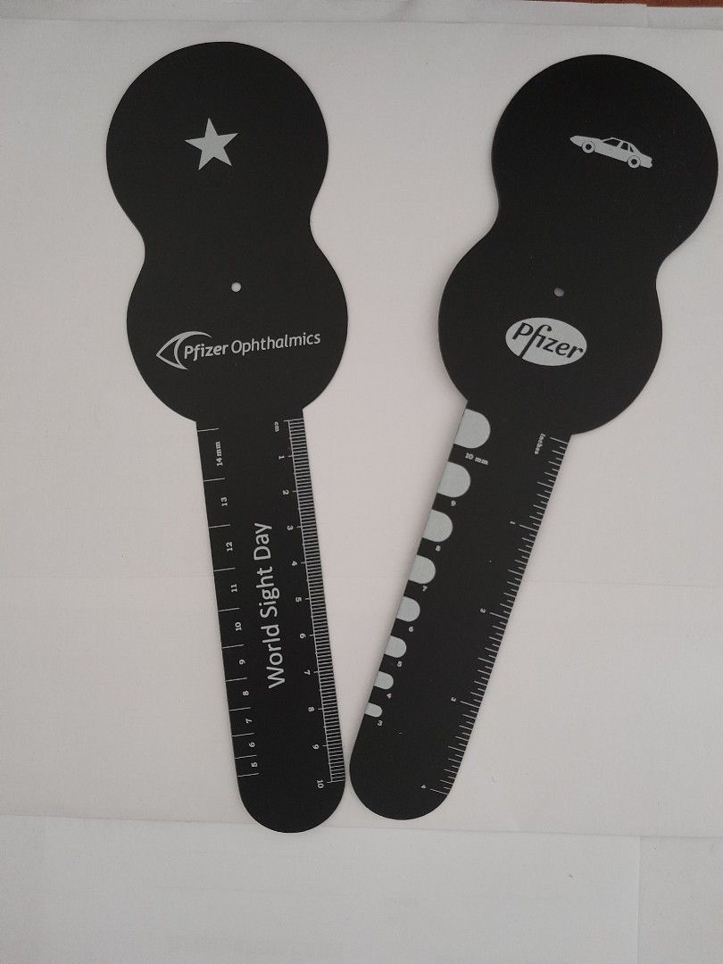 1 Pcs Optical PD Ruler Meter Eye Vision Chart Ophthalmic Tool (With ...