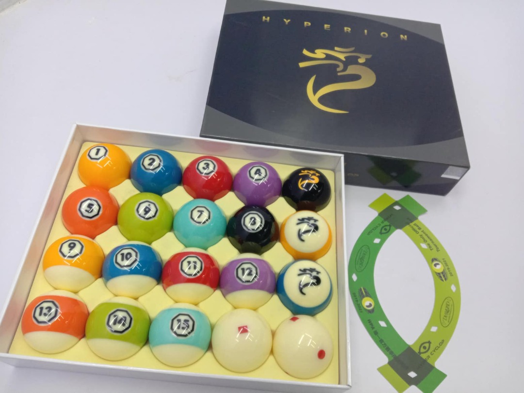1 SET CYCLOPS HYPERION BILLIARD BALL SET, Sports Equipment, Sports ...