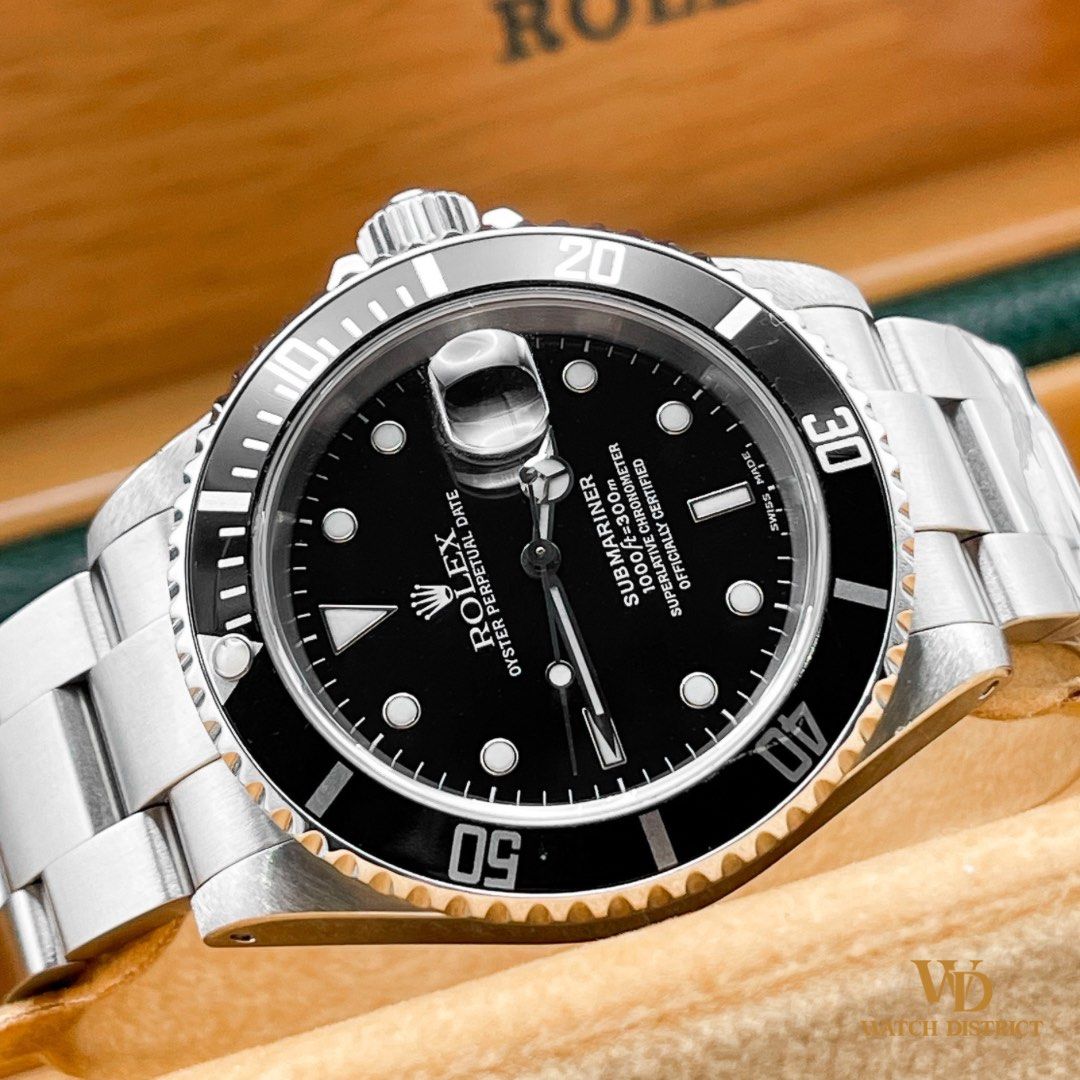 2002 FULL SET Rolex Submariner Date 16610, Luxury, Watches on Carousell