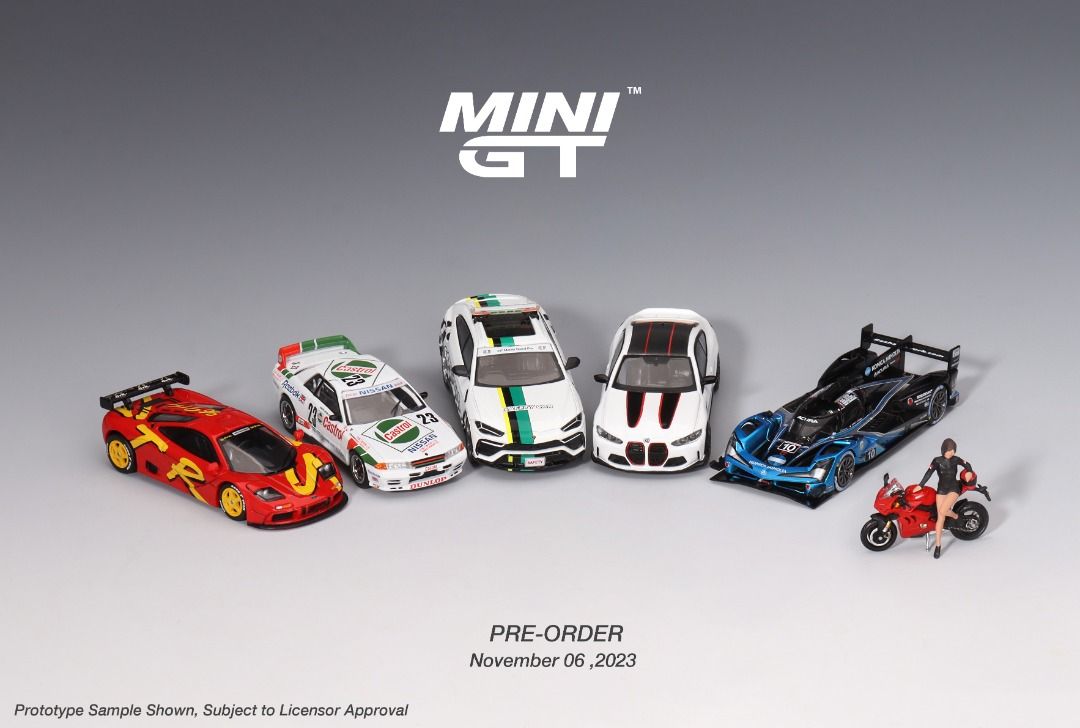 2月 Mini GT 1/64 Lamborghini Urus Nissan Skyline GT-R R32 Ducati ...