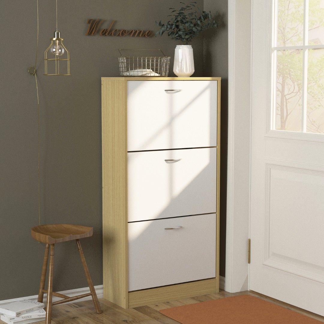 3 Tier Shoe Cabinet, Furniture & Home Living, Furniture, Shelves ...