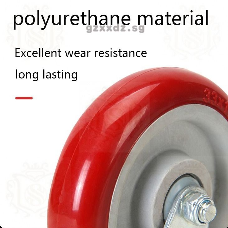 4pcs/set 3-Inch4-Inch5-Inch6-Inch Polyurethane Universal Wheel with ...