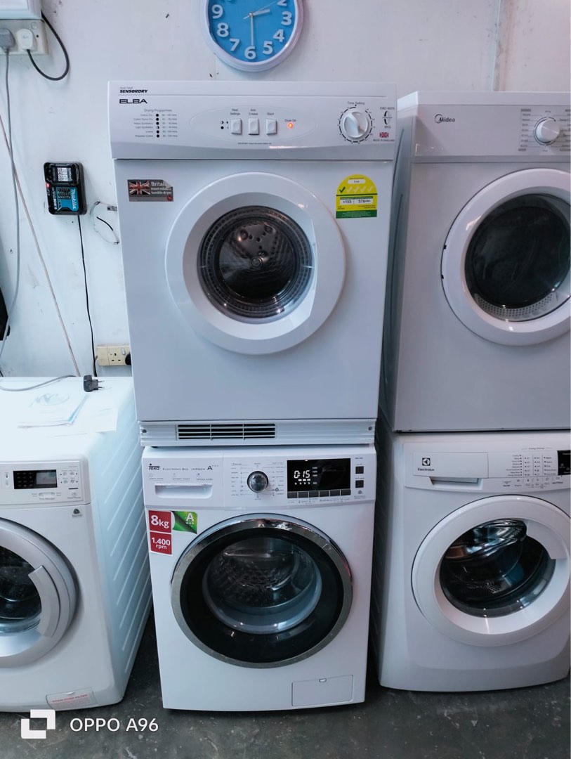 8/6Kg Washing Machine & Vented Dryer (Pair), TV & Home Appliances ...
