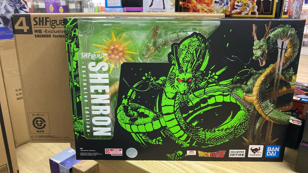全新 Bandai S.H.Figuarts Shf Shenron Dragonball 神龍 地球神龍 龍珠, 興趣及遊戲, 玩具 ...