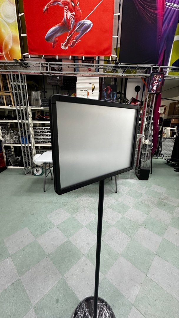 A3 Poster Signage Stand for Rent Black Frame Sewa, Furniture & Home ...
