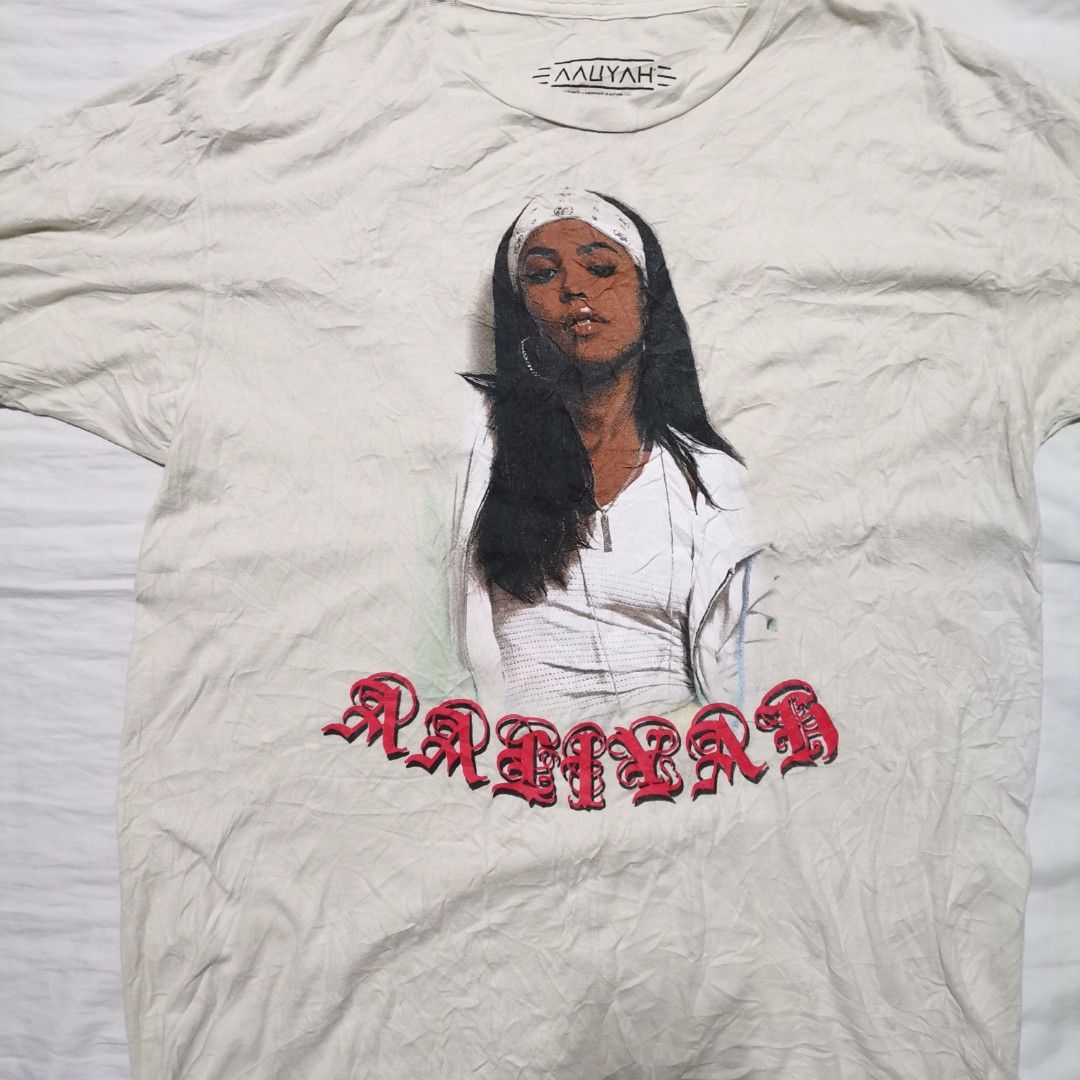 Aaliyah Official Merch, Men's Fashion, Tops & Sets, Tshirts & Polo Shirts on Carousell
