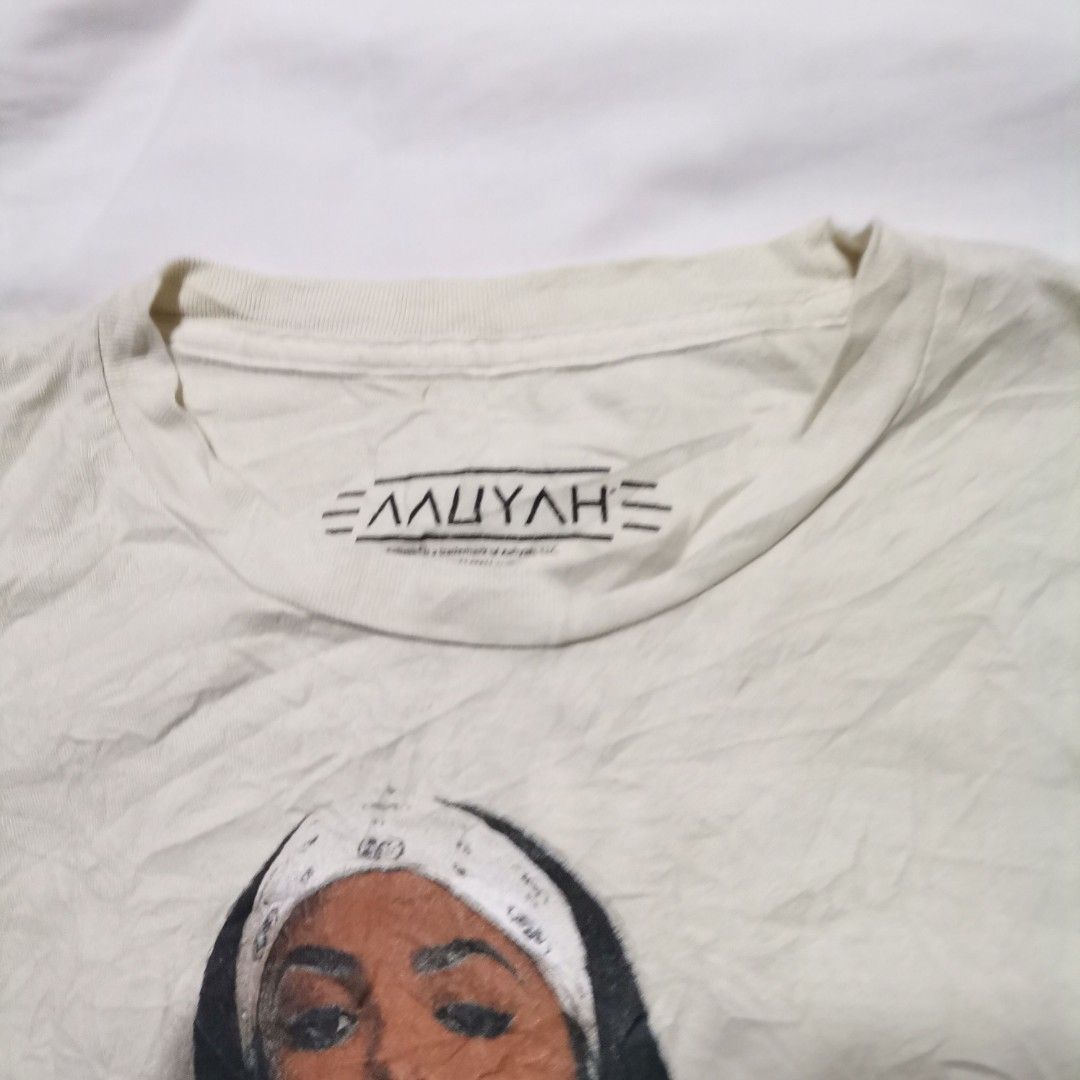 Aaliyah Official Merch, Men's Fashion, Tops & Sets, Tshirts & Polo Shirts on Carousell