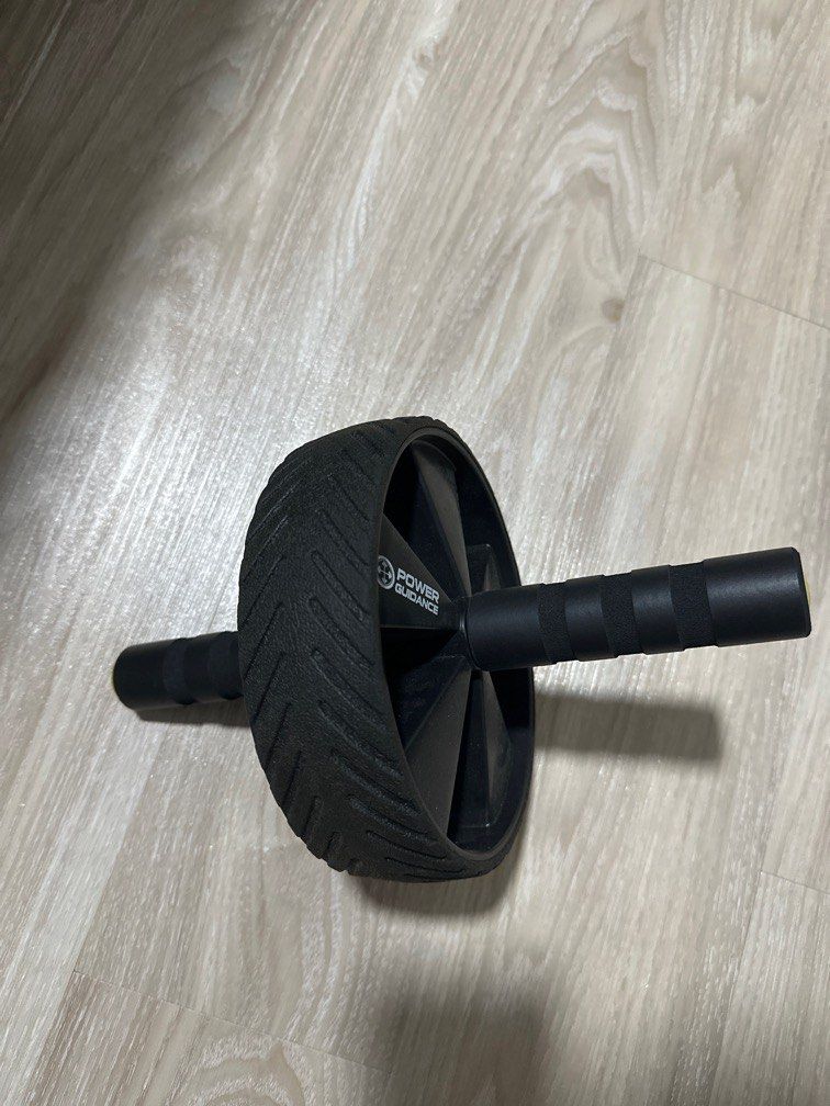 Abs Roller Wheel with Mat, Sports Equipment, Exercise & Fitness, Toning ...