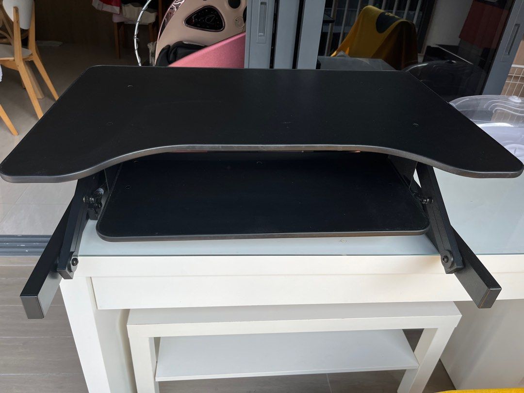 Adjustable Height Table Stand, Furniture & Home Living, Furniture ...