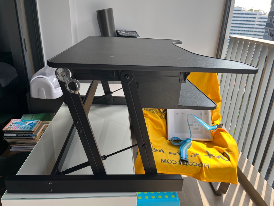 Adjustable Height Table Stand, Furniture & Home Living, Furniture ...