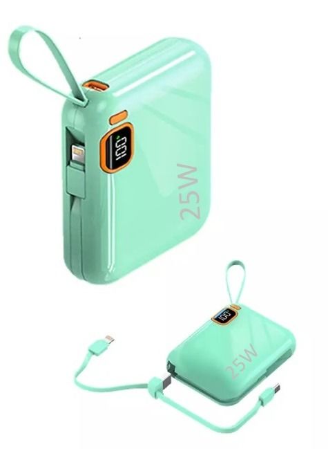 AIVR MINI Y142 TYPE C 25W 10000MAH WITH 2 IN 1 DETACTABLE CABLE ...