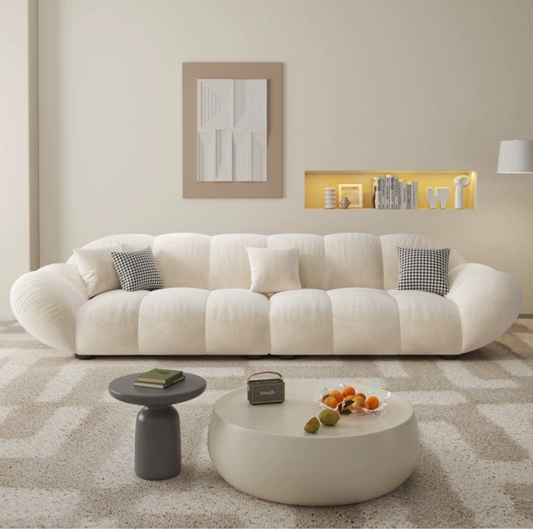 ALELE Modern Velvet Sofa, Furniture & Home Living, Furniture, Sofas on ...