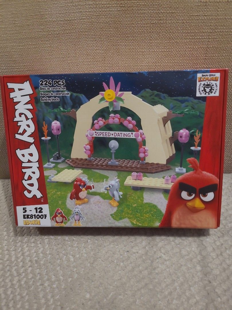 Angry birds building blocks, Hobbies & Toys, Toys & Games on Carousell