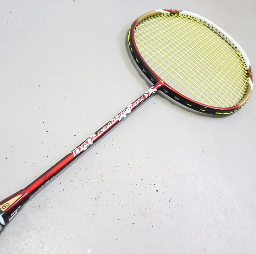 Apacs Nano Dragon 700 badminton racquet, ISO Frame, Sports Equipment ...